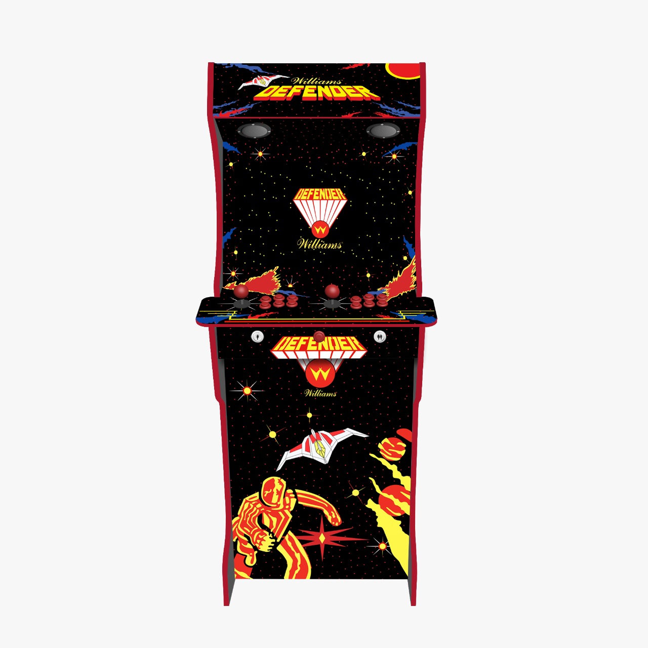 AG Elite 2 Player Arcade Machine - Defender - Top Spec - Arcade Geeks